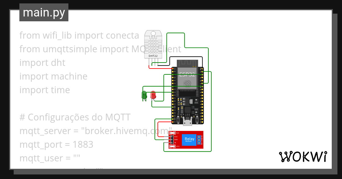 Nova versão smart - Wokwi ESP32, STM32, Arduino Simulator