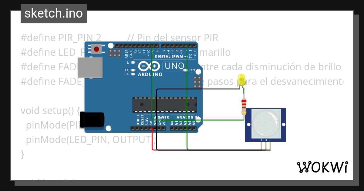 Pir Sensor Wokwi Esp32 Stm32 Arduino Simulator 7064