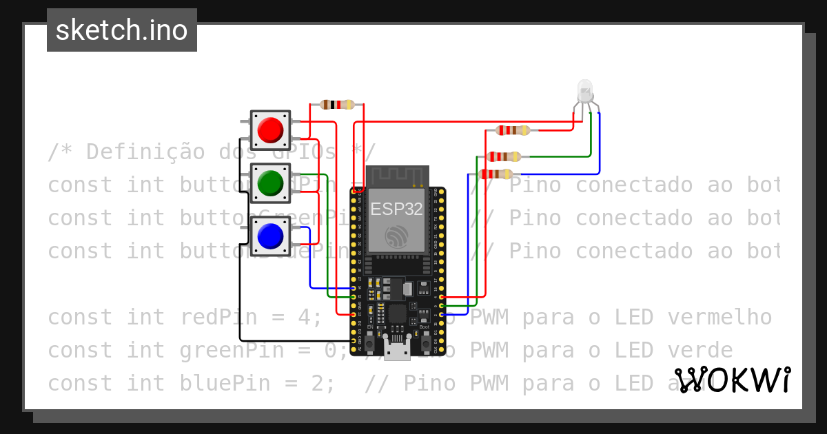 Wiliamformagio Questão 06 B Wokwi Esp32 Stm32 Arduino Simulator