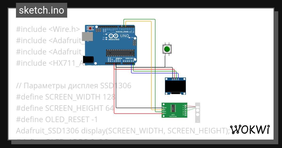 scale + screen Copy gpt - Wokwi ESP32, STM32, Arduino Simulator