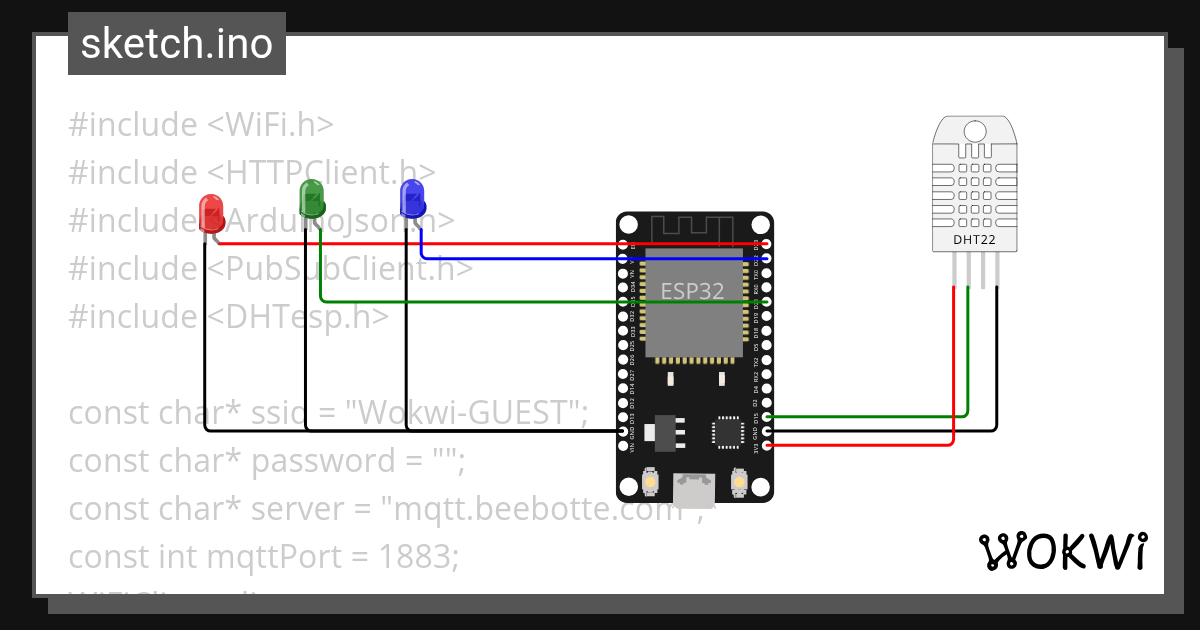 bài tập 9 mqtt - Wokwi ESP32, STM32, Arduino Simulator