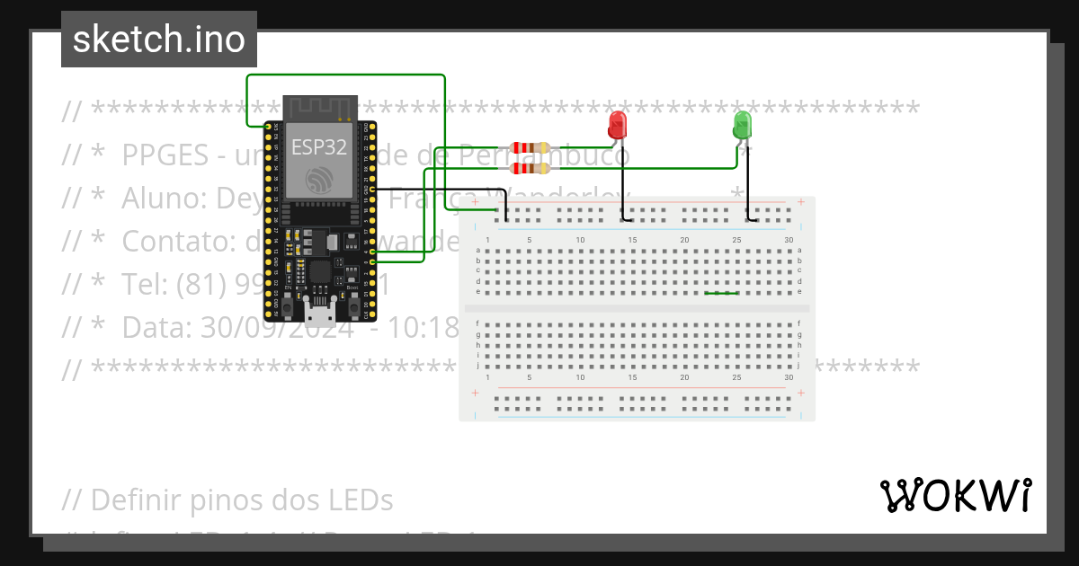 Wokwi - Online ESP32, STM32, Arduino Simulator