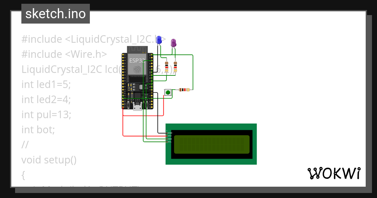 lcd - Wokwi ESP32, STM32, Arduino Simulator