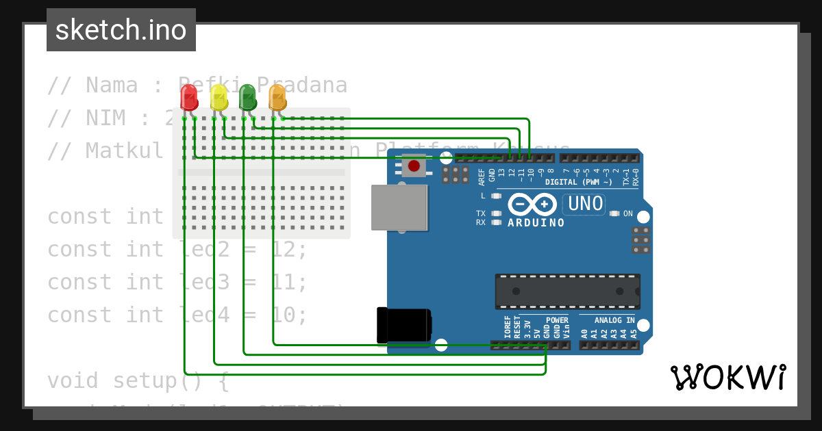 Aliran Listrik Wokwi Esp32 Stm32 Arduino Simulator 4071