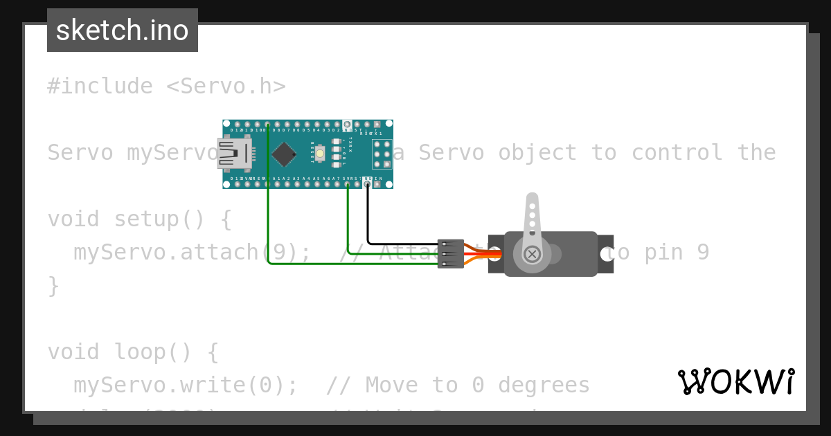 Servo Wokwi Esp32 Stm32 Arduino Simulator 5365