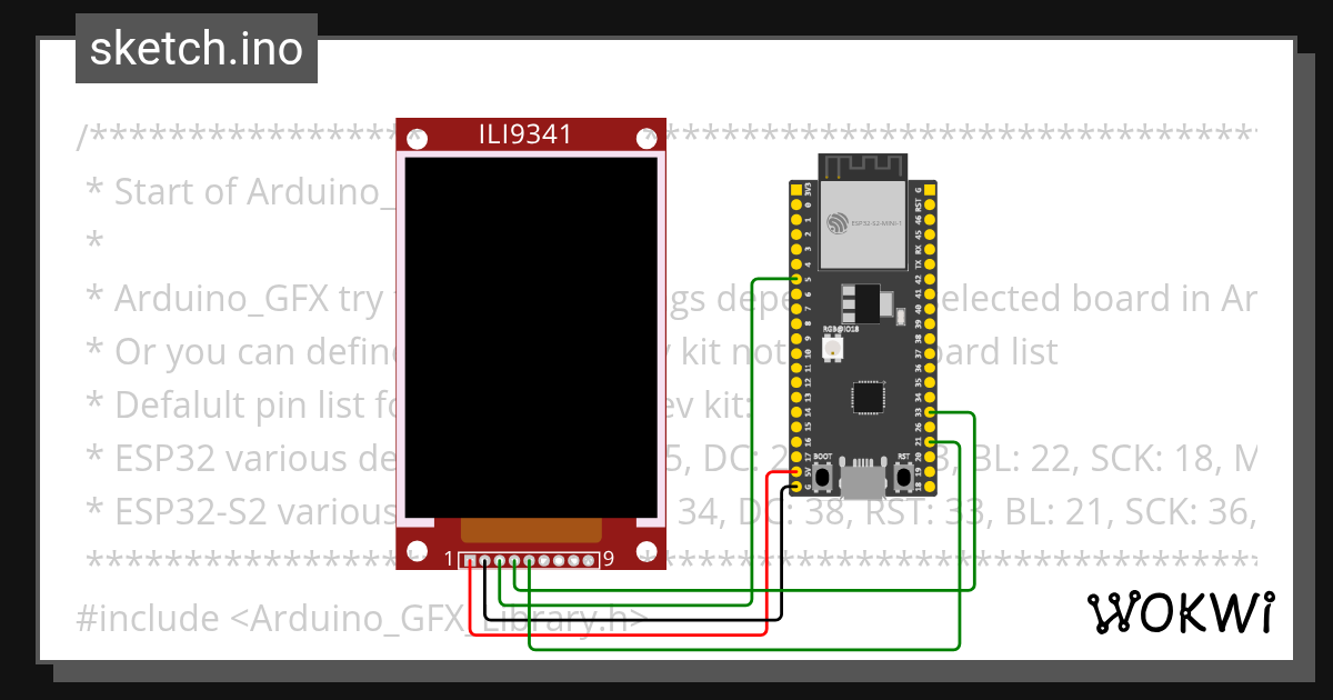 Screen and Sensor testing - Wokwi ESP32, STM32, Arduino Simulator Screen and Sensor testing - Wokwi ESP32, STM32, Arduino Simulator
