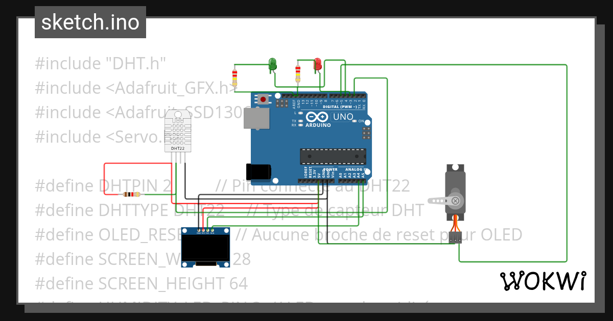 arrosage avec arduino uno - Wokwi ESP32, STM32, Arduino Simulator