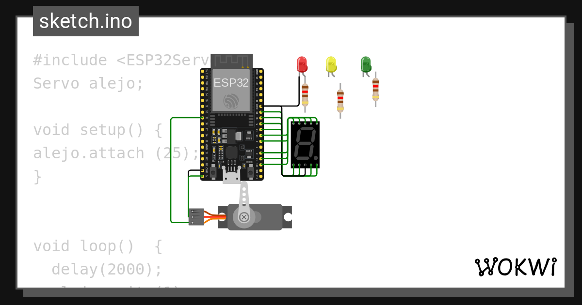 Semáforo Wokwi Esp32 Stm32 Arduino Simulator 5100