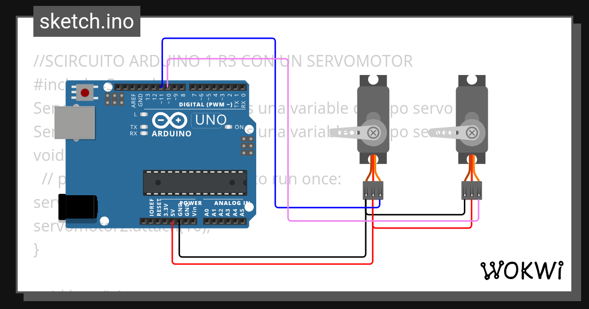 2sevo motores - Wokwi ESP32, STM32, Arduino Simulator 2sevo motores - Wokwi ESP32, STM32, Arduino Simulator