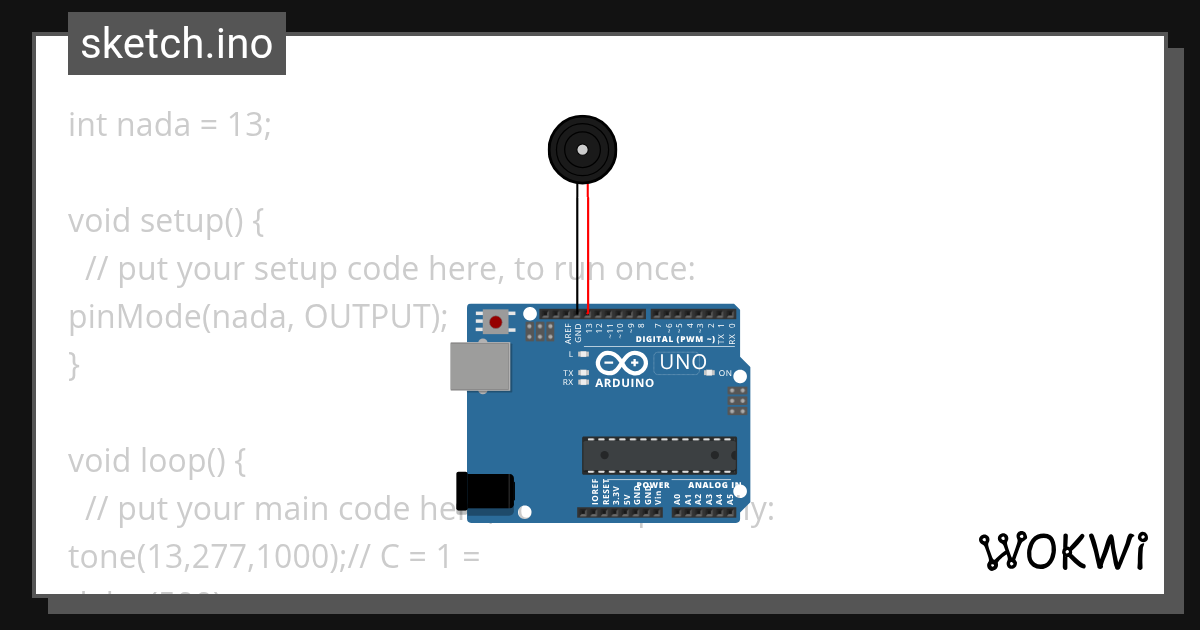Nada X3 Alexandrea 04 - Wokwi ESP32, STM32, Arduino Simulator