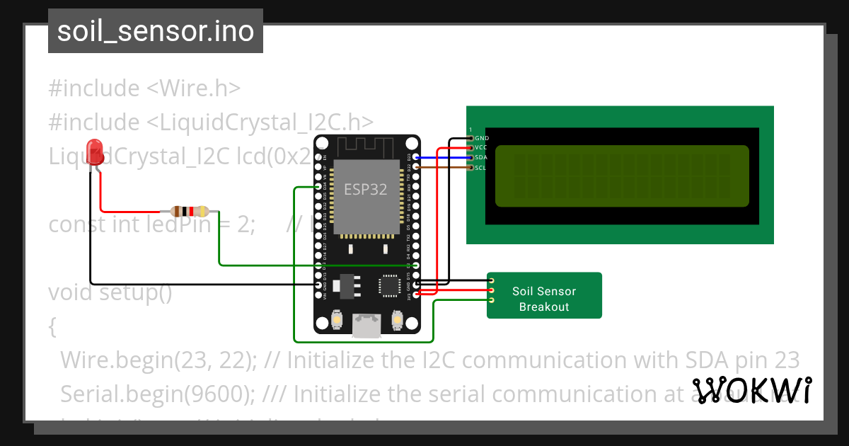 Soil Sensor with ESP32_Naimish_customised Copy - Wokwi ESP32, STM32, Arduino Simulator