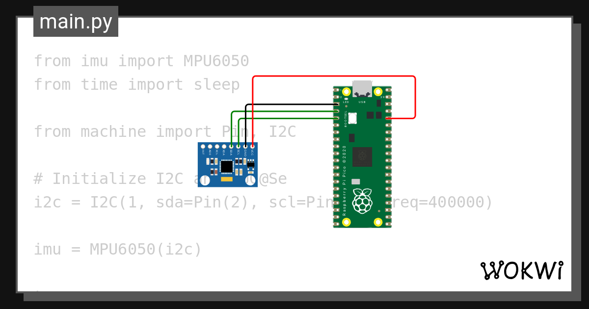Imu Project Wokwi Esp32 Stm32 Arduino Simulator 