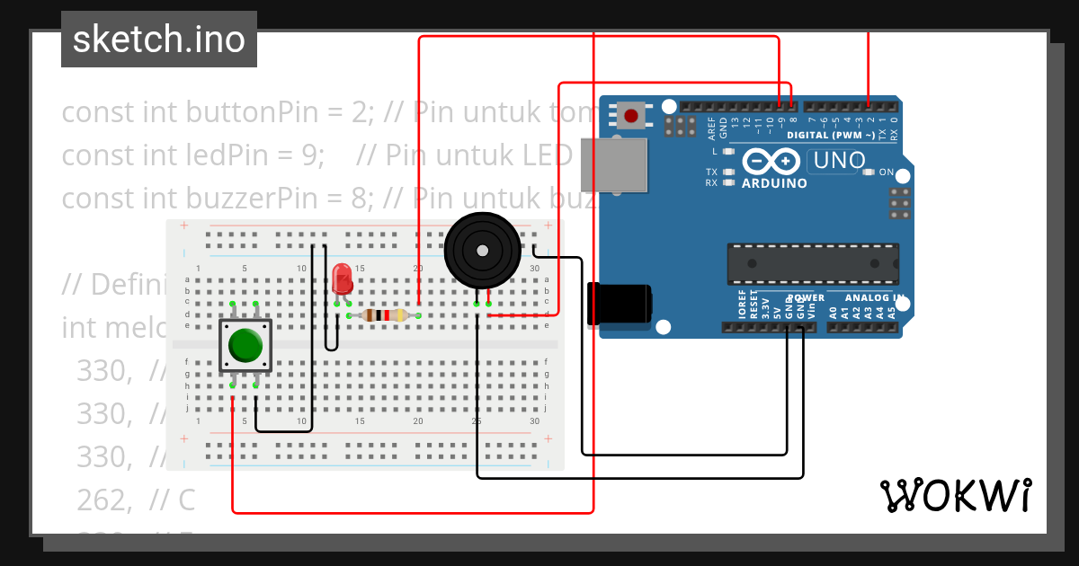 buzzer - Wokwi ESP32, STM32, Arduino Simulator