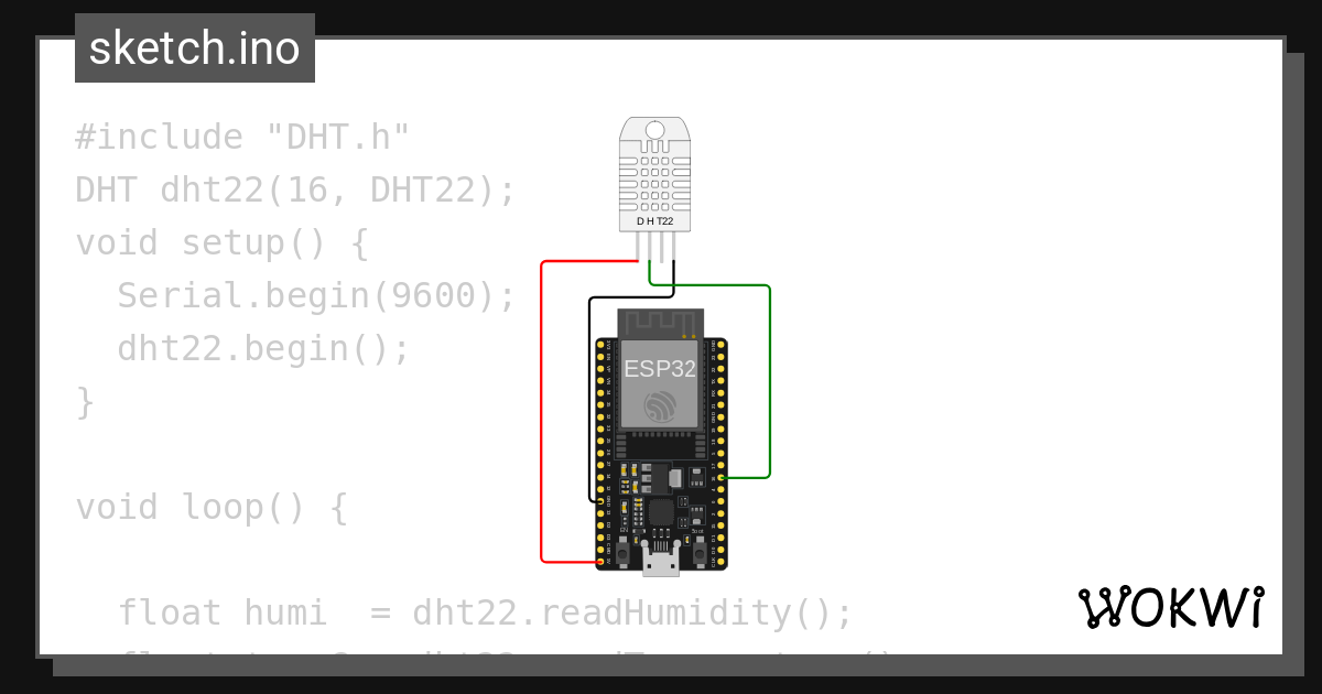 2dht Wheather Monitoring Wokwi Esp32 Stm32 Arduino Simulator 7456