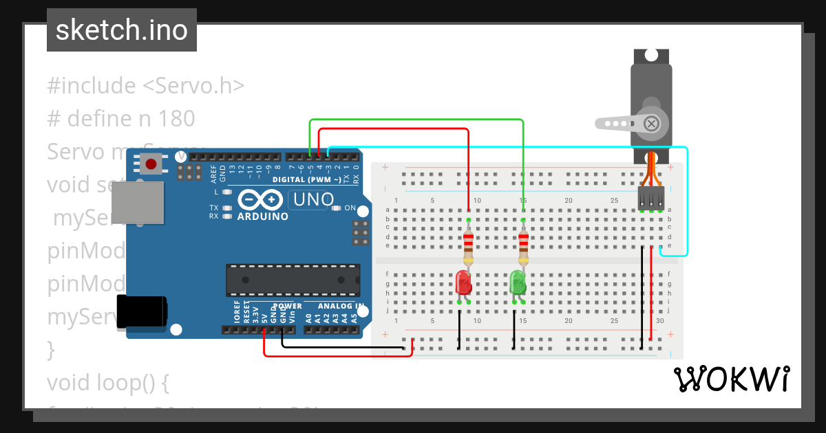Сервопривод Wokwi Esp32 Stm32 Arduino Simulator 3876