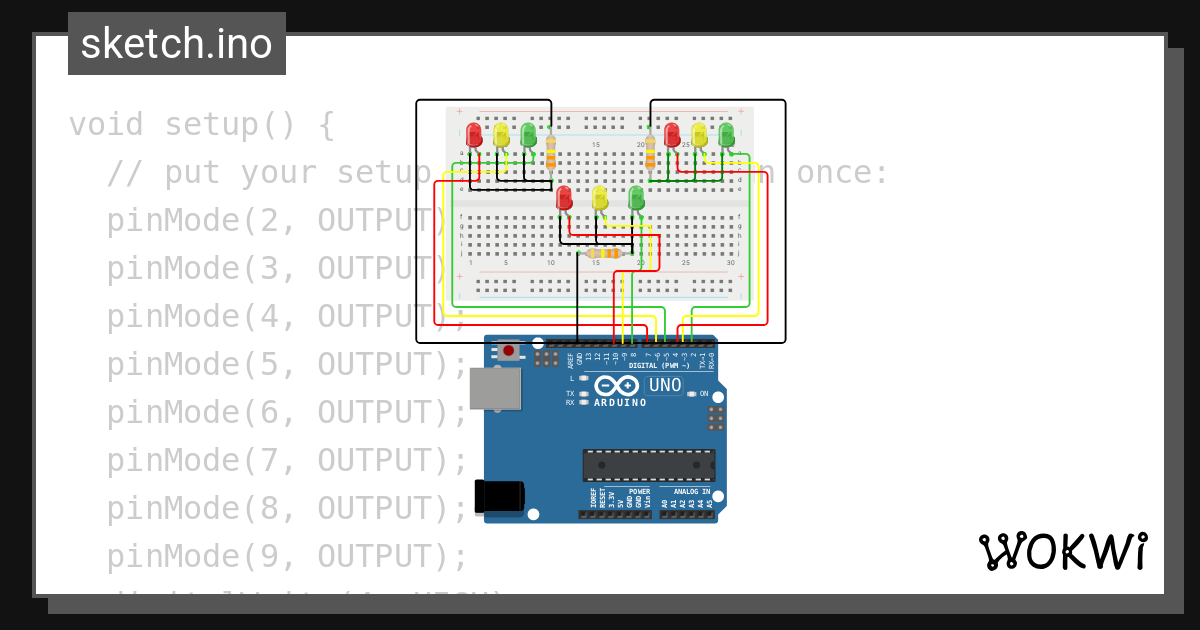 Lampu Pertigaan Adnanfarelnabil Copy Wokwi Esp32 Stm32 Arduino 6976