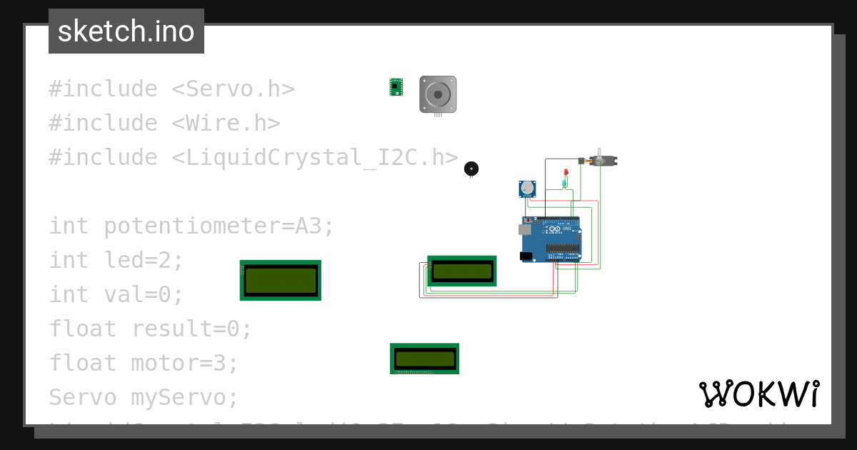 Potentiometer Wokwi Esp32 Stm32 Arduino Simulator 2920