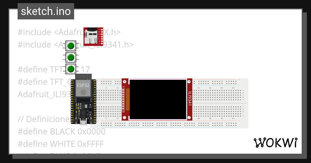 Esp32 Tft Ili9341 Copy 2 Wokwi Esp32 Stm32 Arduino Simulator