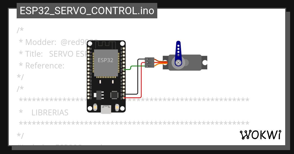 CONTROL_SERVO_ESP32 - Wokwi ESP32, STM32, Arduino Simulator