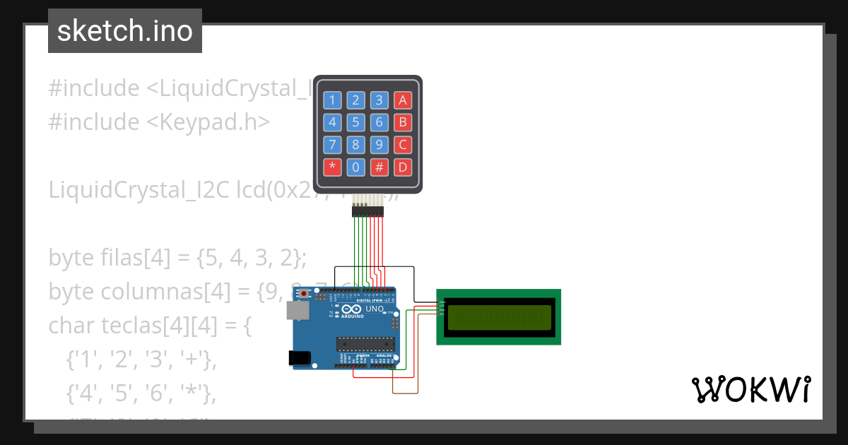 calcu - Wokwi ESP32, STM32, Arduino Simulator