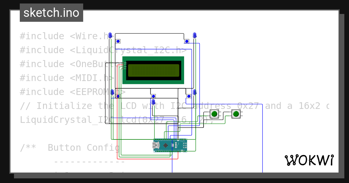 5 Onebutton Fsv11 Closer To Edit Wokwi Esp32 Stm32 Arduino Simulator 3315