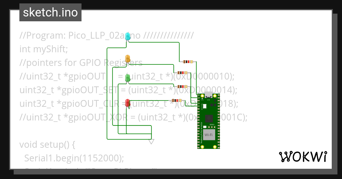 Wokwi - Online ESP32, STM32, Arduino Simulator