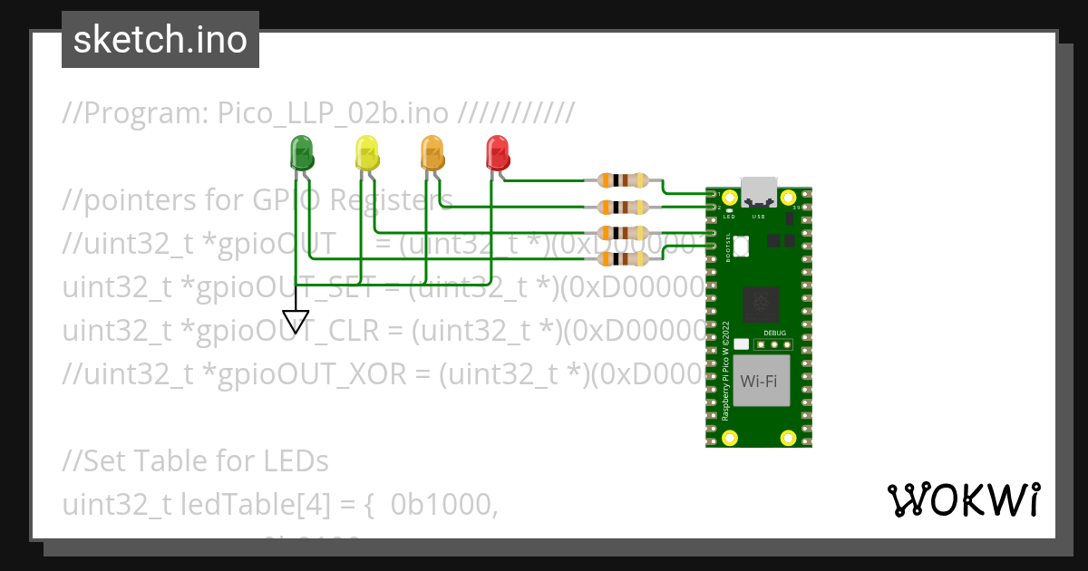 pico_LLP_02b - Wokwi ESP32, STM32, Arduino Simulator pico_LLP_02b - Wokwi ESP32, STM32, Arduino Simulator
