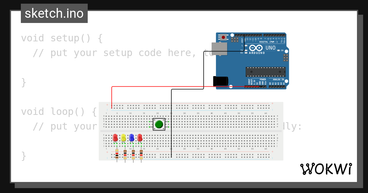 Blink Led With Push Bottun Wokwi Esp32 Stm32 Arduino Simulator 0208
