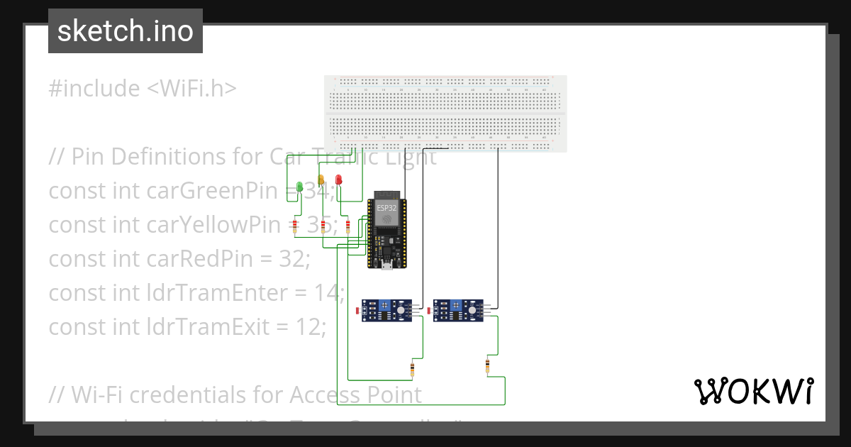 car esp - Wokwi ESP32, STM32, Arduino Simulator