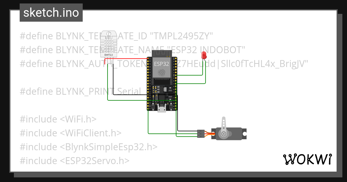 INDOBOT ESP32 KIA - Wokwi ESP32, STM32, Arduino Simulator