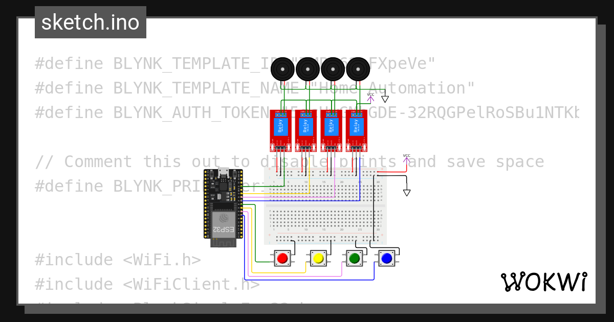 Home Automation Copy 2 Wokwi Esp32 Stm32 Arduino Simulator 0505