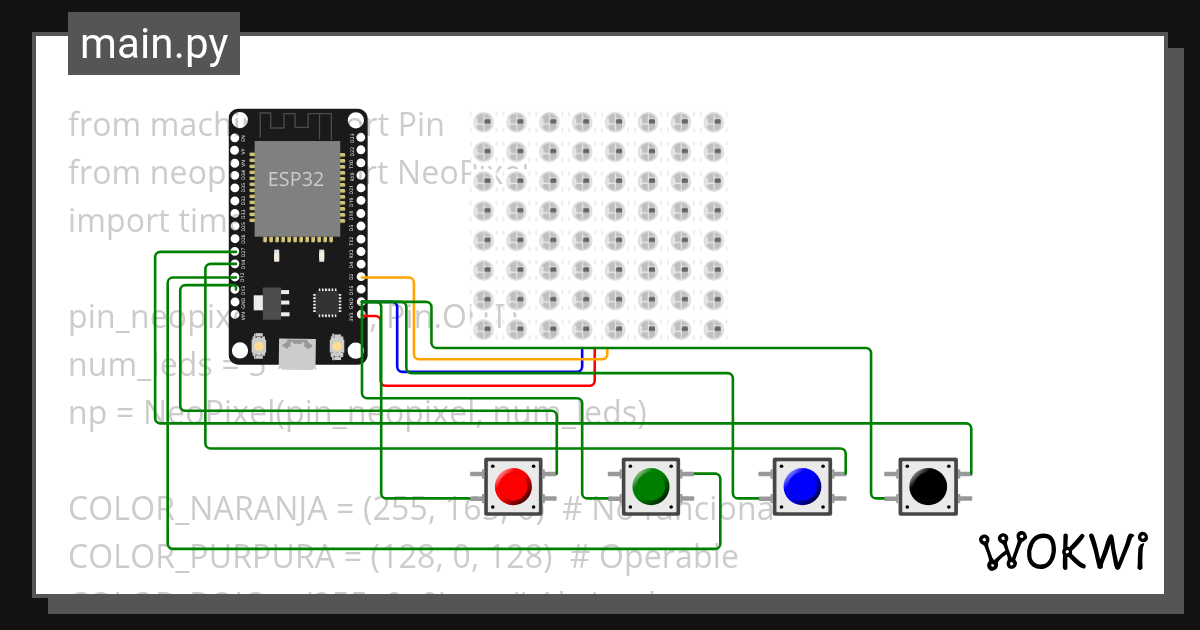Puerta de garage - Wokwi ESP32, STM32, Arduino Simulator