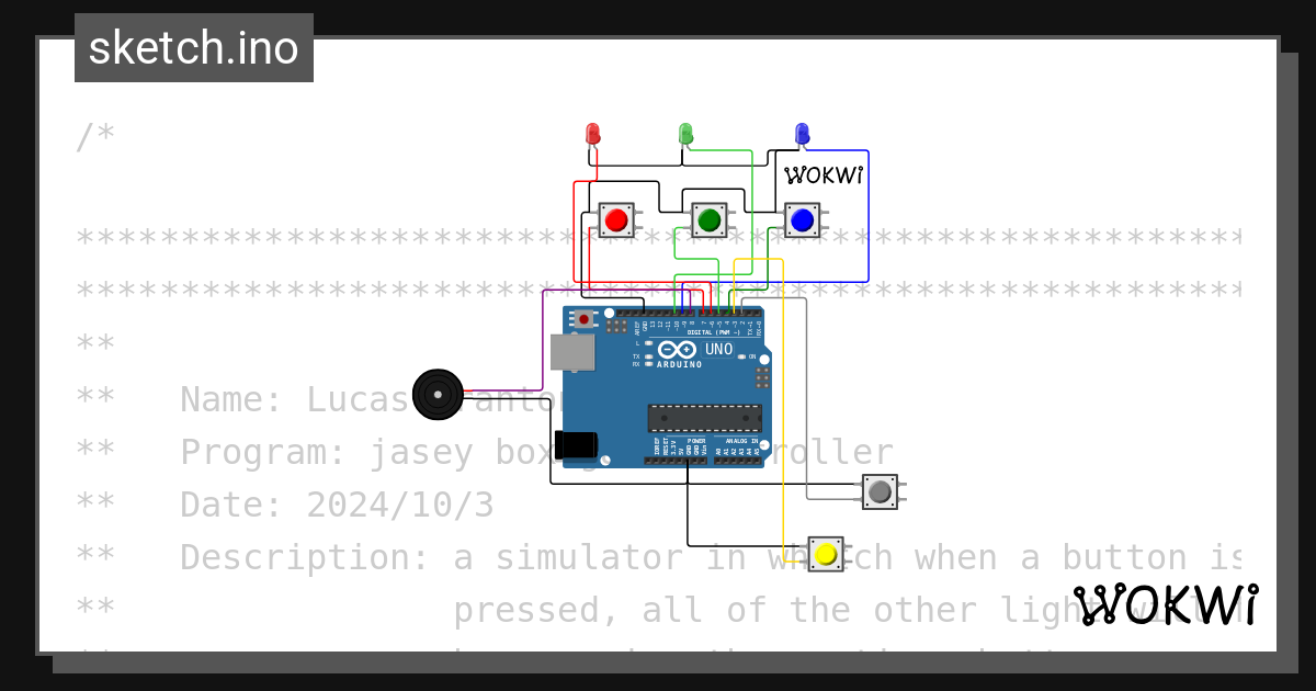 Jasey Box Game Controller Wokwi Esp32 Stm32 Arduino Simulator 4669