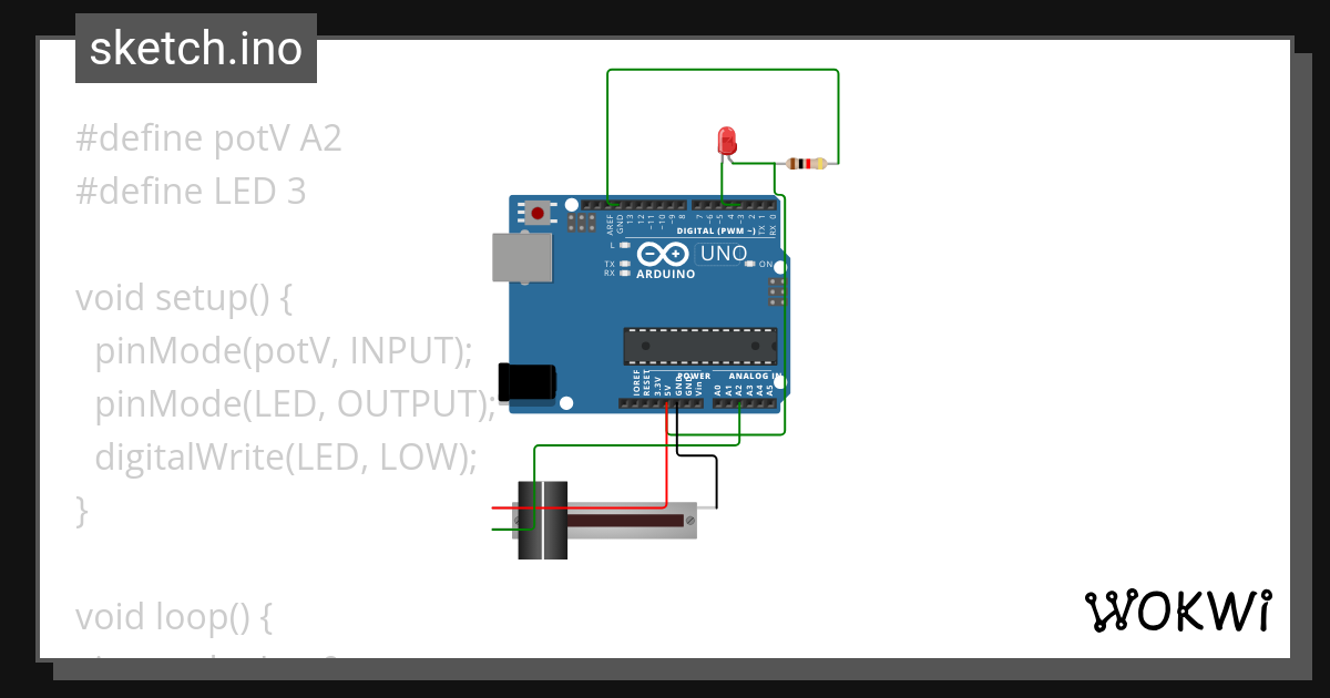 Exercise 3 1 Slide Potentiometer Wokwi Esp32 Stm32 Arduino Simulator 5406