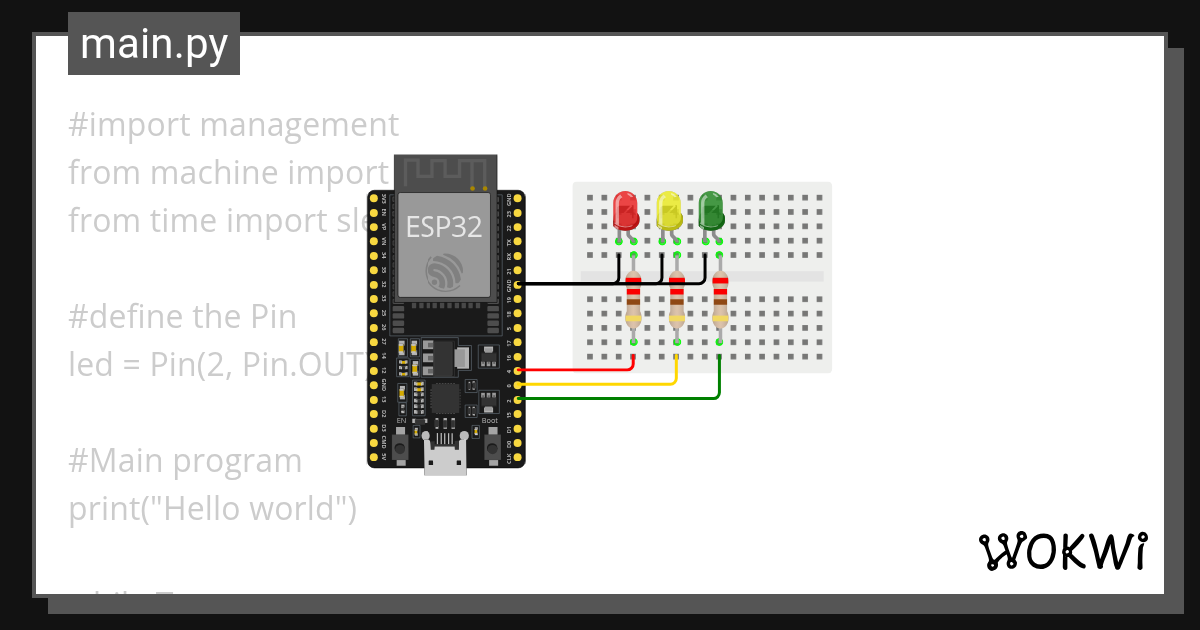 Wokwi - Online ESP32, STM32, Arduino Simulator