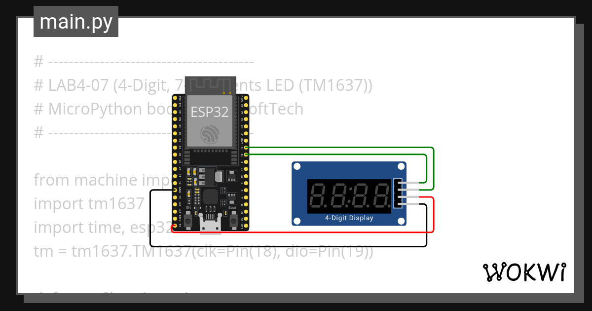 Work 5-7 - Wokwi ESP32, STM32, Arduino Simulator
