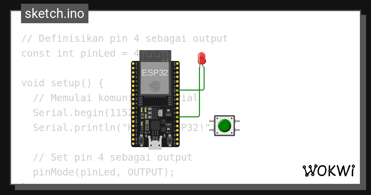 Tes Wokwi Esp32 Stm32 Arduino Simulator 3887
