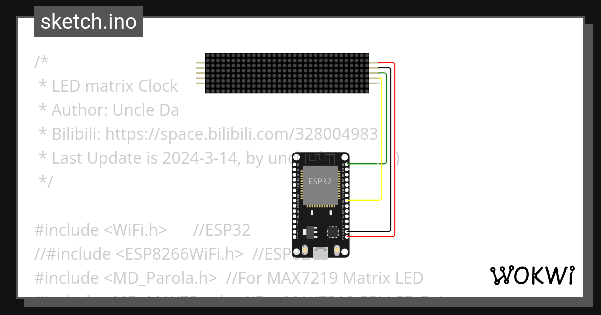 Wokwi - Online ESP32, STM32, Arduino Simulator