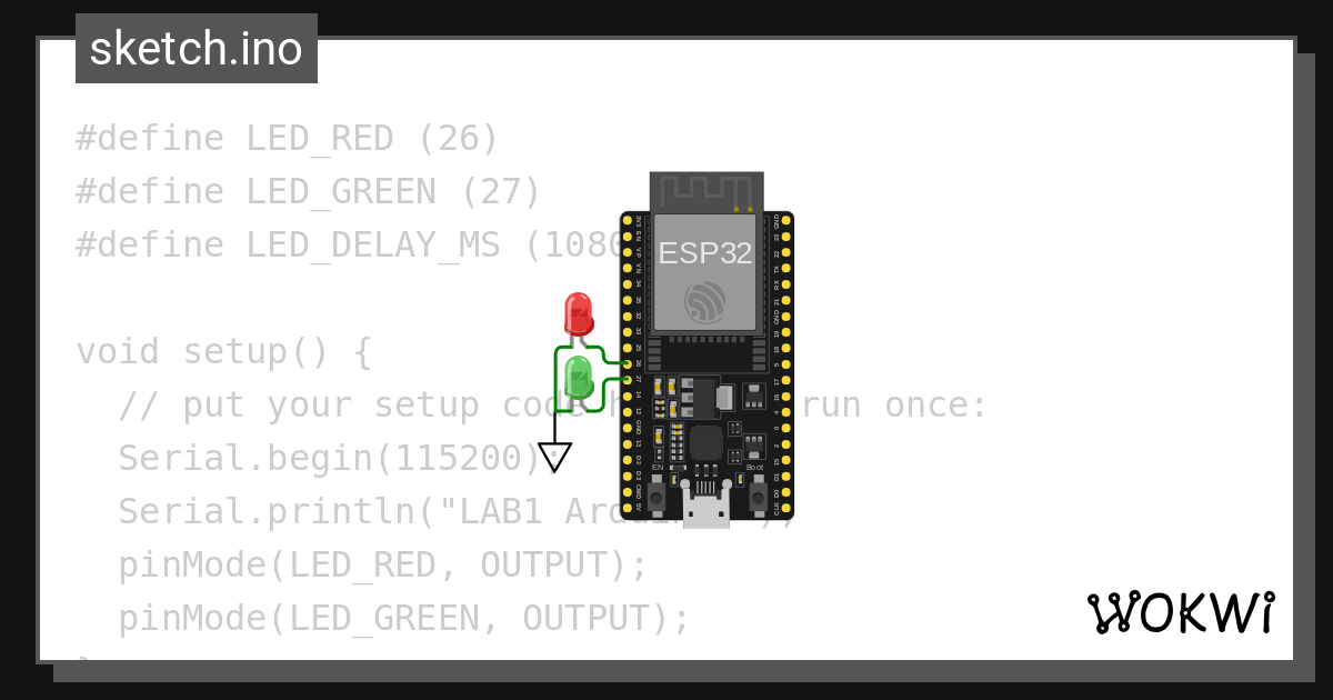 Lab1 Wokwi Esp32 Stm32 Arduino Simulator 4479