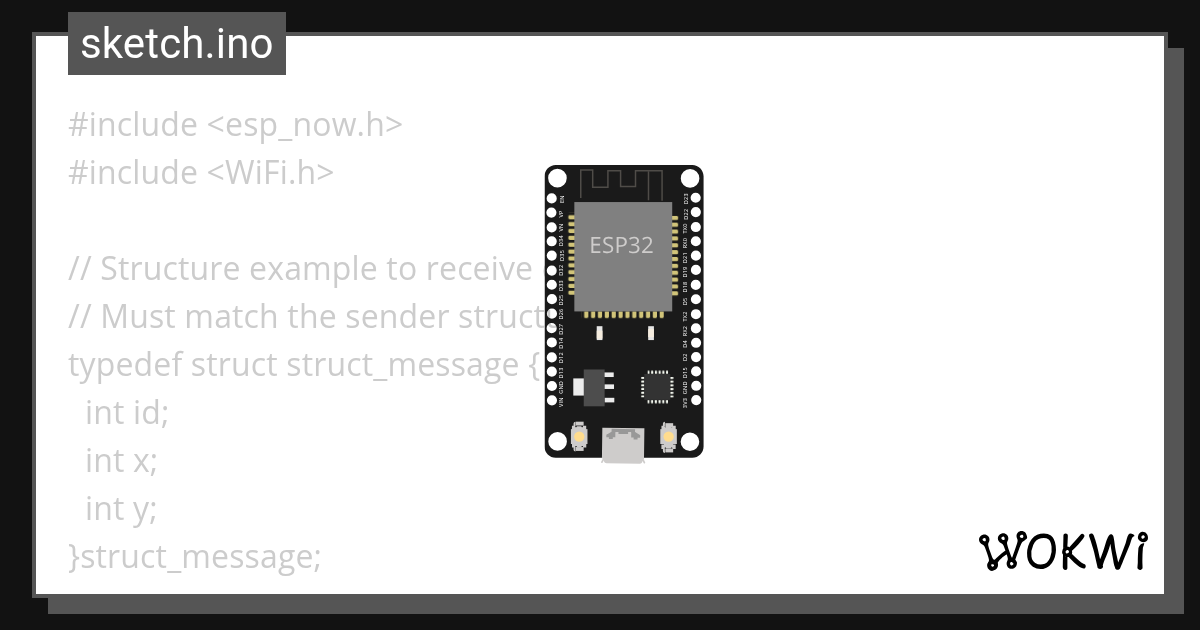 ESPNow - Master Copy - Wokwi ESP32, STM32, Arduino Simulator