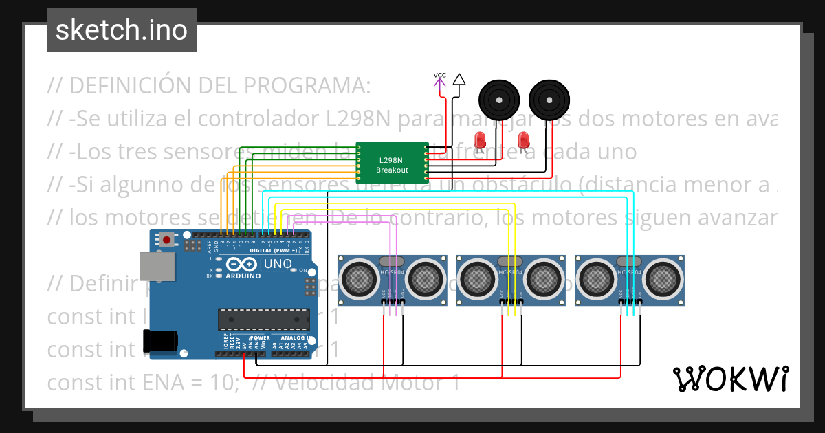 L298N-Prueba-Arduino - Wokwi ESP32, STM32, Arduino Simulator