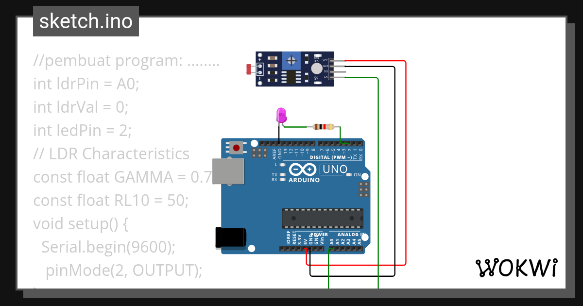 Ridho Kamila Gita - Wokwi ESP32, STM32, Arduino Simulator