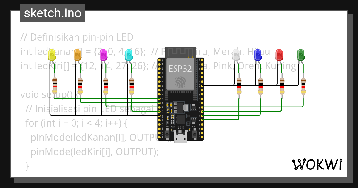 Wokwi - Online ESP32, STM32, Arduino Simulator