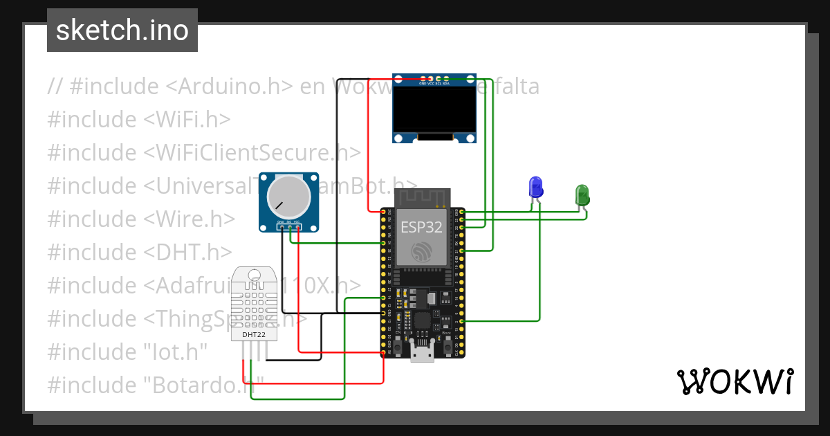 Wokwi - Online ESP32, STM32, Arduino Simulator