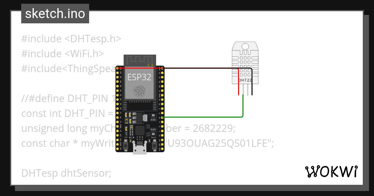 Monitoring through BIoT Sensors - Wokwi ESP32, STM32, Arduino Simulator