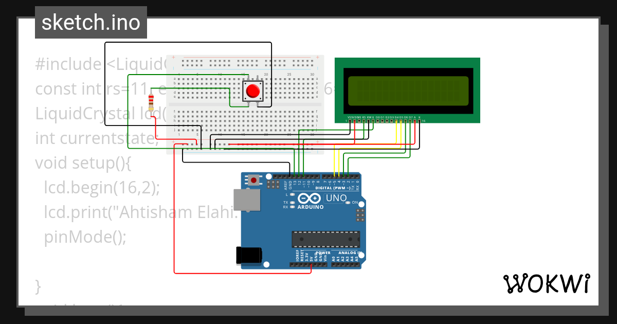 ca lab 3 - Wokwi ESP32, STM32, Arduino Simulator