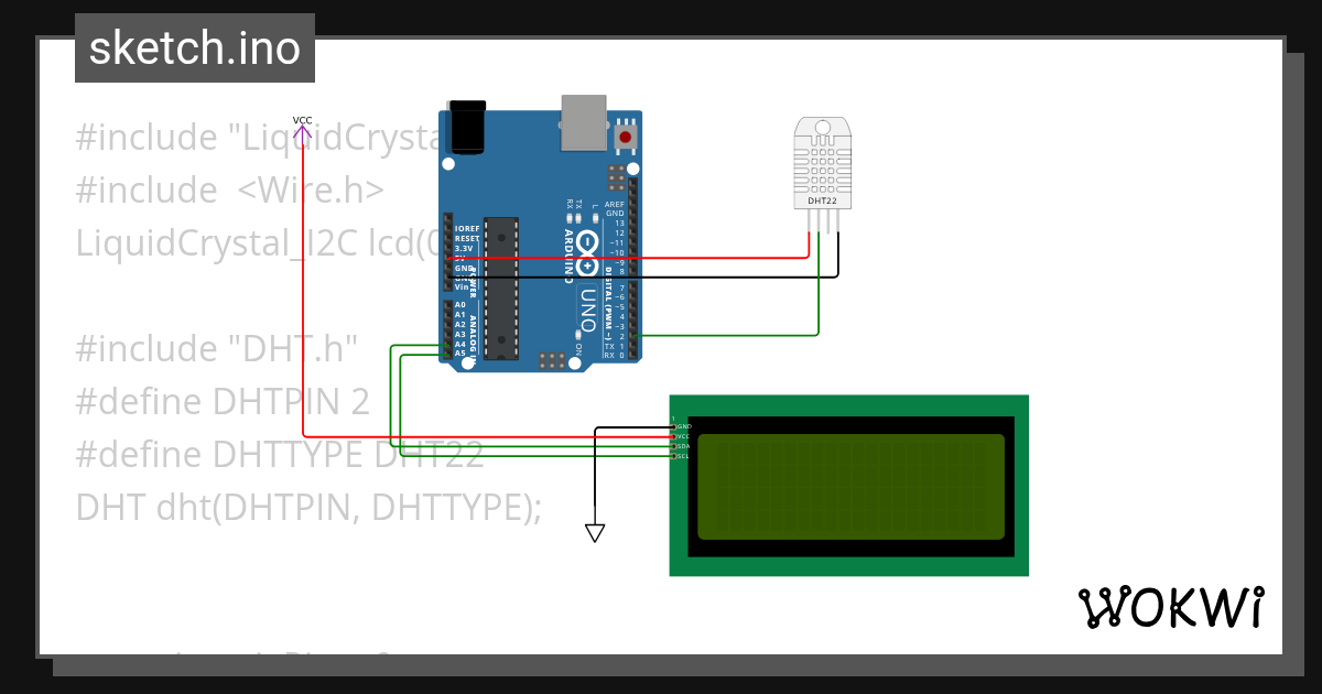 arduino.lcd16x2 - Wokwi ESP32, STM32, Arduino Simulator