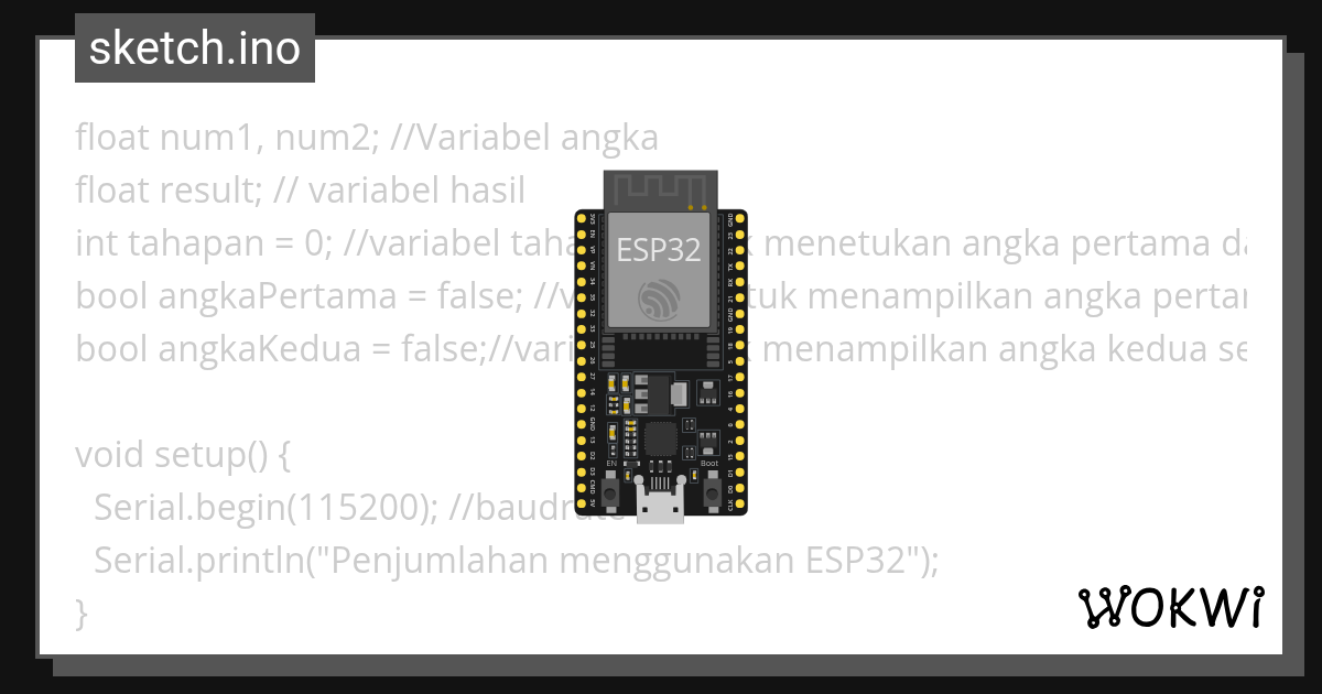 Tugas 2 Aqilla B10 Msib Wokwi Esp32 Stm32 Arduino Simulator 5453