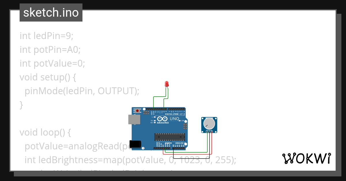 LED dan Potensiometer Husnawati - Wokwi ESP32, STM32, Arduino Simulator LED dan Potensiometer Husnawati - Wokwi ESP32, STM32, Arduino Simulator
