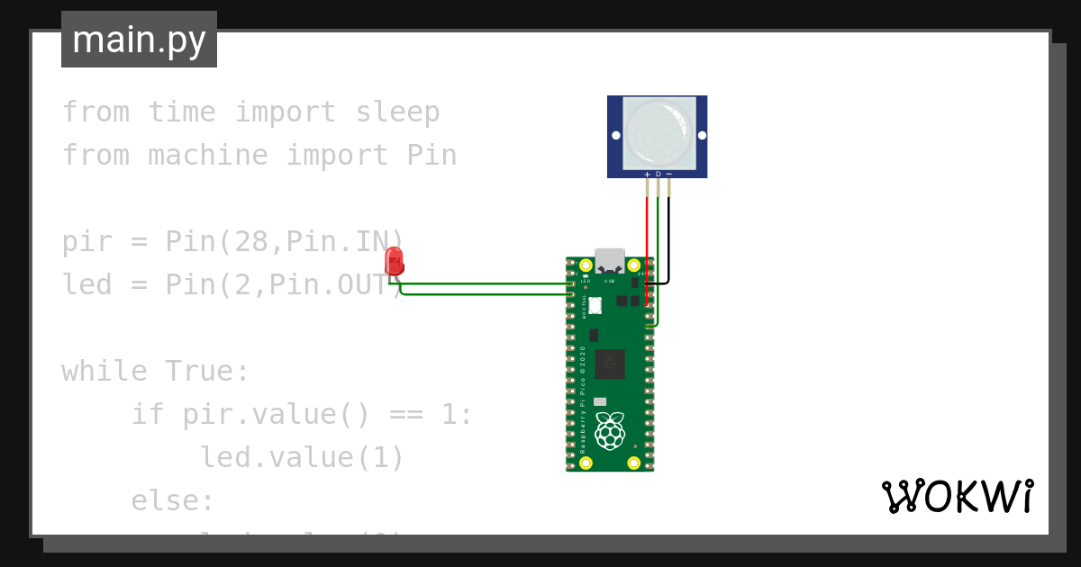 Pirsensor Wokwi Esp32 Stm32 Arduino Simulator 2078